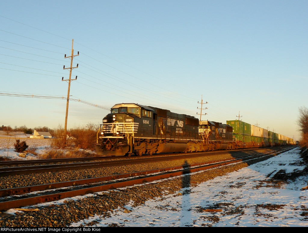 The 211 West, in the last rays of the sun